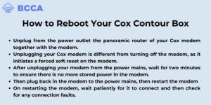 How to Reset Your Cox Modem: Step-by-Step Guide